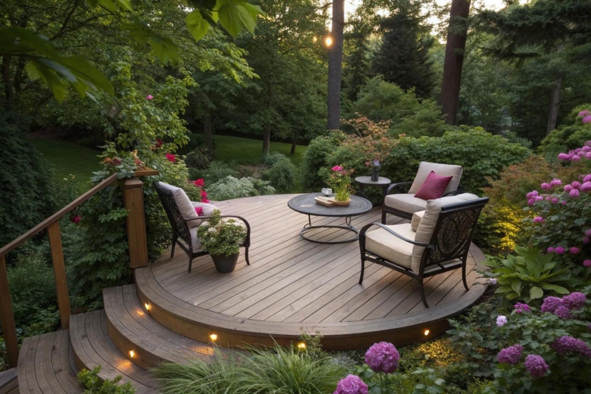 13+ Inspiring Round Deck Ideas for Your Home