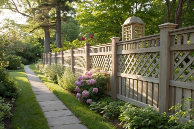 16+ Stylish Shadow Box Fence Design Ideas