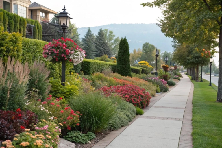 19+ Creative Sidewalk Landscape Ideas