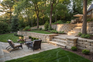 16+ Creative Step Down Retaining Wall Ideas