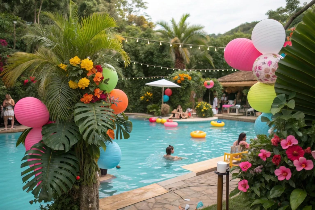 14+ Fun Tropical Pool Party Ideas to Try
